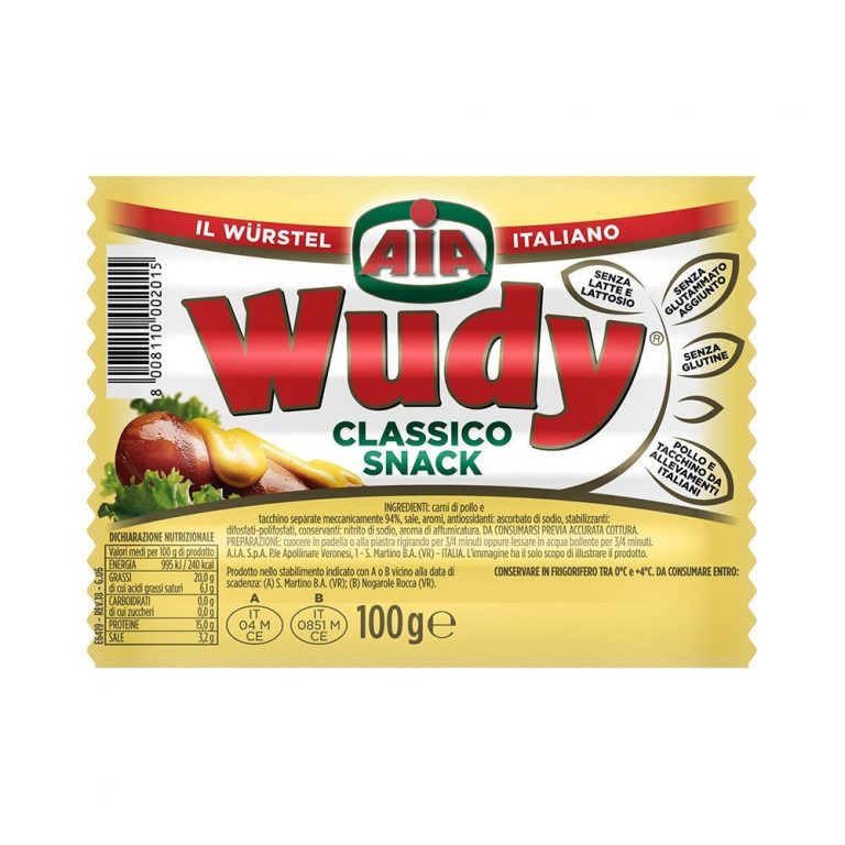 Comanda online de la Nordic Shops Crenvursti clasic Wudy 100g. Simplu ...